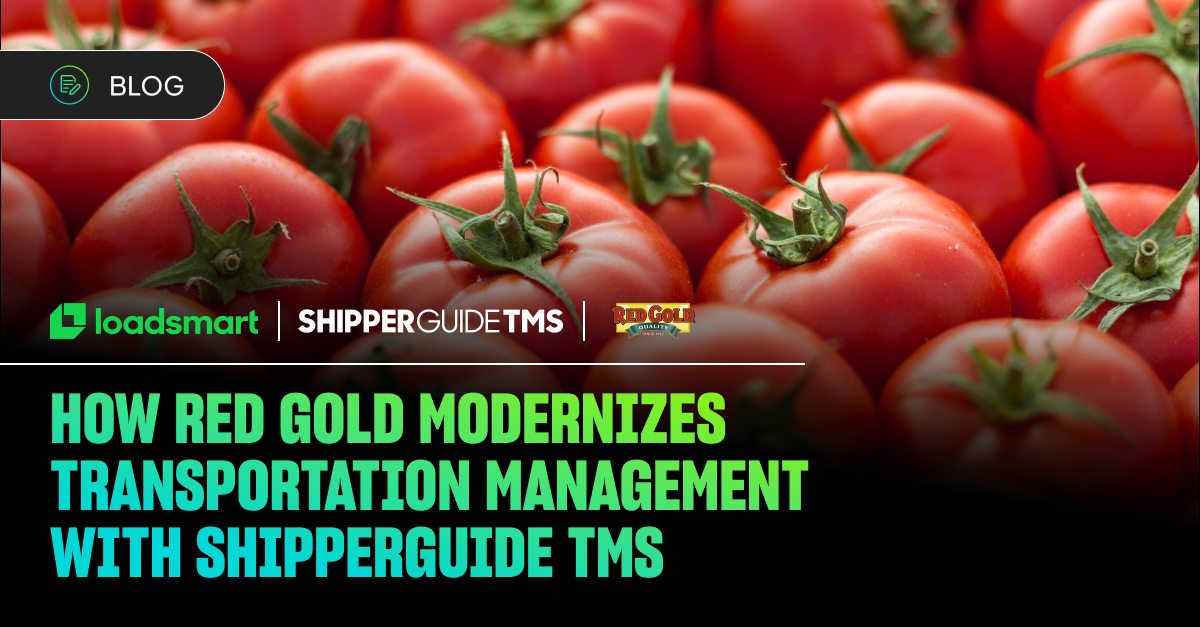 How Red Gold Modernizes Transportation Management with ShipperGuide TMS